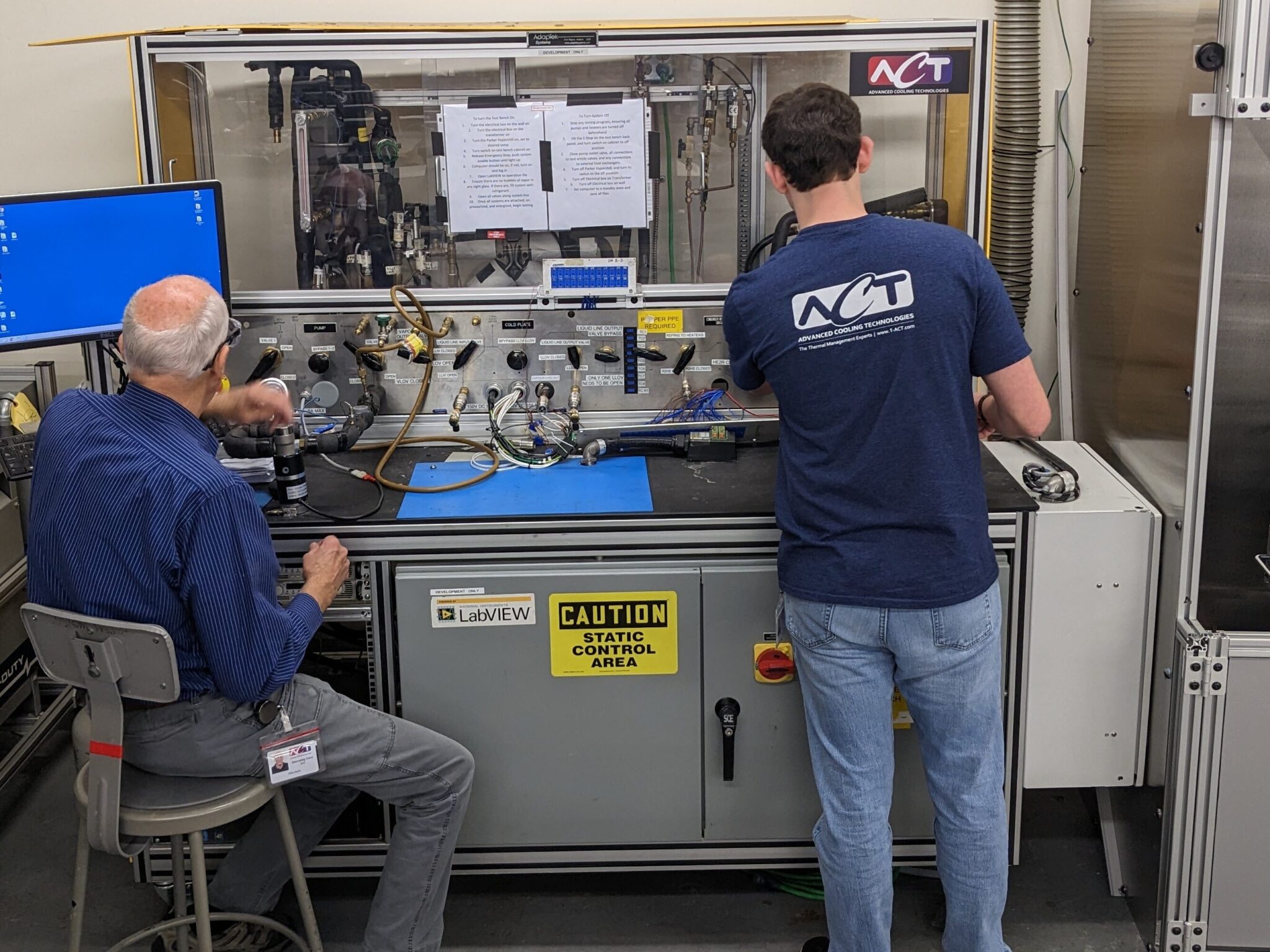 Pumped Two-Phase Isothermal Cooling Test System for DEW systems ...